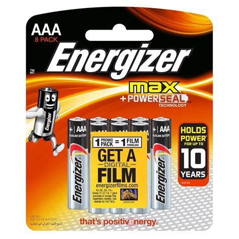 Energizer Max Alkaline Aaa Pack Batteries Sportsmans Warehouse
