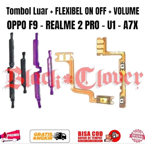 Jual Eg 1 Set Flexibel On Off Volume Tombol Luar Oppo F9 Realme 2 Pro