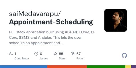 Github Saimedavarapu Appointment Scheduling Full Stack Application