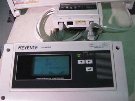 KEYENCE SJ W100 Hybrid type ultra high speed sensing ionizer 動作確認 YouTube