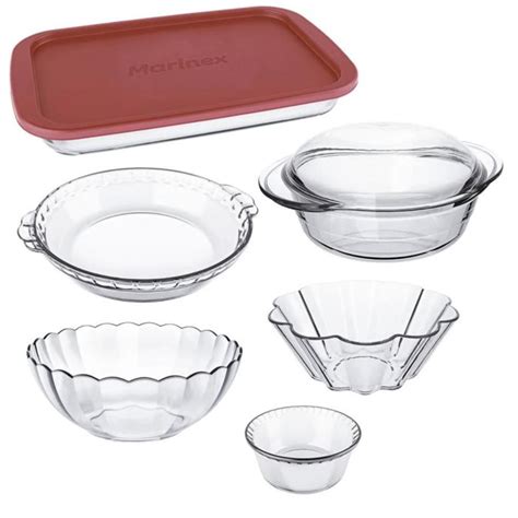 Conjunto De Travessas Assadeiras Marinex 6 Peças Submarino