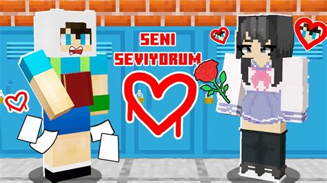 Kiz Hayranim Bana A Ik Oldu Minecraft Enes Arslan Youtube