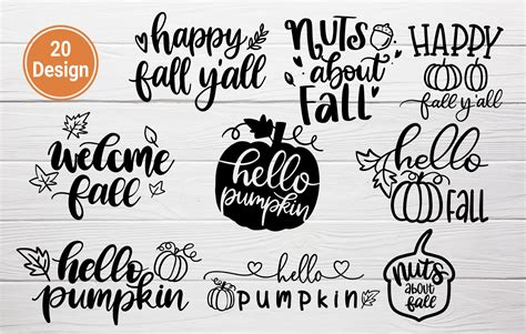 Fall Bundle SVG For Cut File Graphic By Artdee2554 Creative Fabrica