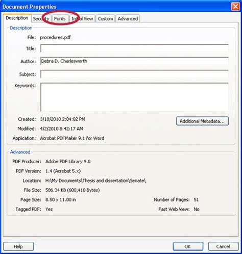 how to determine if fonts are embedded in a pdf file graduate school newsblog
