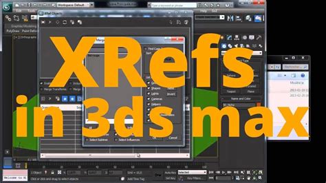 using xref in 3ds max 2018 learning graphic design graphic design course 3ds max