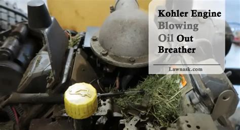 Kohler Engine Blowing Oil Out Breather How To Fix Lawnask
