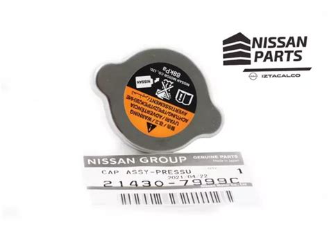 Tapon Radiador Original Nissan Versa March Note Tiida Sentra En Venta