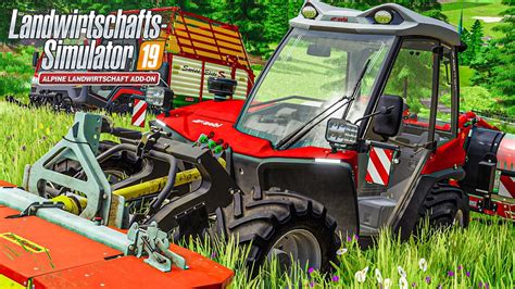 LS19 ALPINE LANDWIRTSCHAFT DLC Mit Dem AEBI Auf Steilen BERGWIESEN