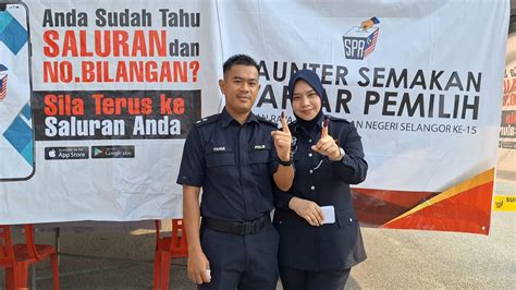 PRN Anggota Polis Buta Antara 371 Undi Awal Di Kuala Selangor Kosmo