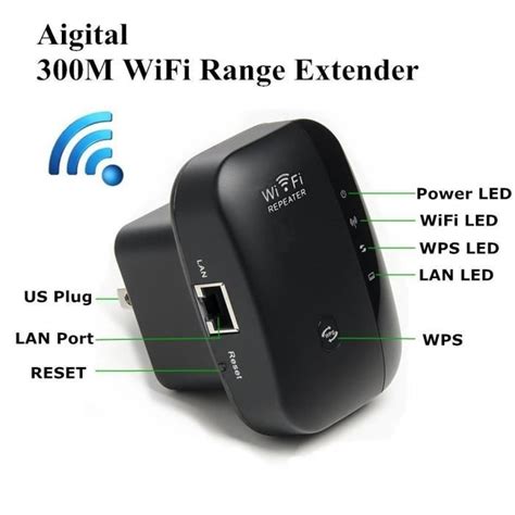 WiFi Extender Range Aigital répéteur sans fil Internet Signal Booster