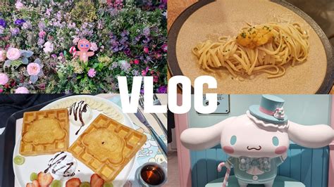 VLOG 220604 홍대 광야 플라워바이네이키드 시나모롤 스위트카페 feat 용쿠 YouTube