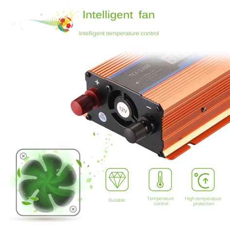 DC 12 V Naar AC 220 V 1200W Auto Omvormer 12 V 220 Grandado