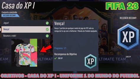 FIFA 23 OBJETIVOS CASA DO XP I UNIFORME 1 DO MUNDO DO FUTEBOL