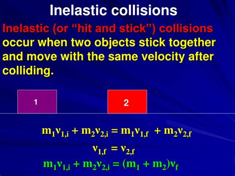 PPT Elastic And Inelastic Collisions PowerPoint Presentation Free