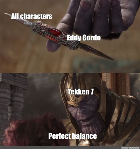 Omics Meme All Characters Eddy Gordo Tekken Perfect Balance