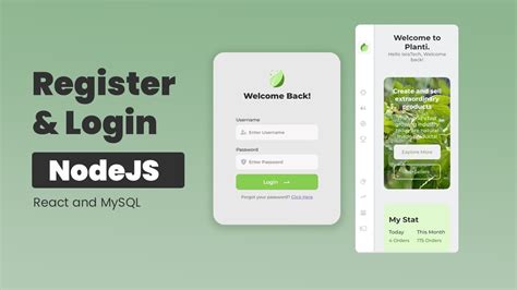 Register And Login Module Admin Dashboard NodeJS ReactJS MySQL