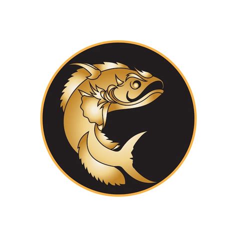 Fisch Logo Vorlage Premium Vektor