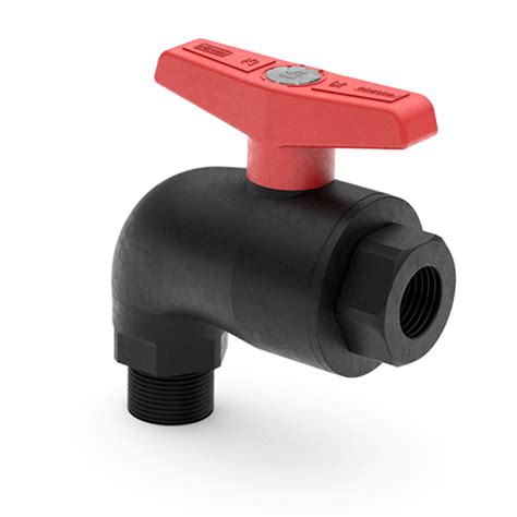 Hidroten Válvula Compact acodada R M R H PTFE ITEM 886 Válvulas
