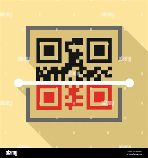 Scan Qr Code Icon Flat Illustration Of Scan Qr Code Vector Icon For