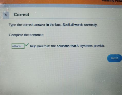 Type The Correct Answer In The Box Spell All Words Correctly Complete
