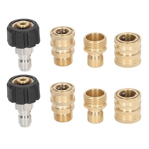 Adaptateur pour nettoyeur haute pression 8 pièces ensemble d