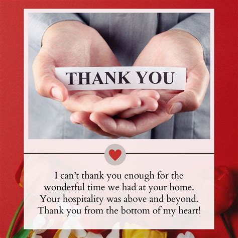160 Best Thank You Messages For Hospitality Morning Pic