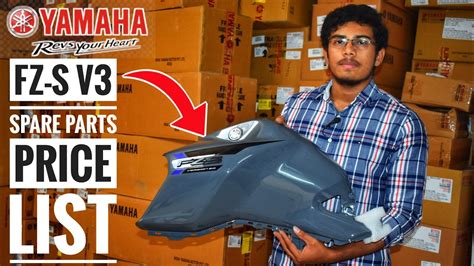 Yamaha Fz S V Bs Model Spare Parts Price List Yamaha Genuine Spare