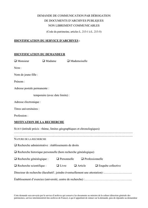 Demande de dérogation téléchargement gratuit documents PDF Word et Excel