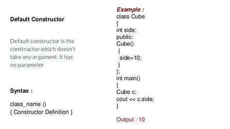 c constructor destructor