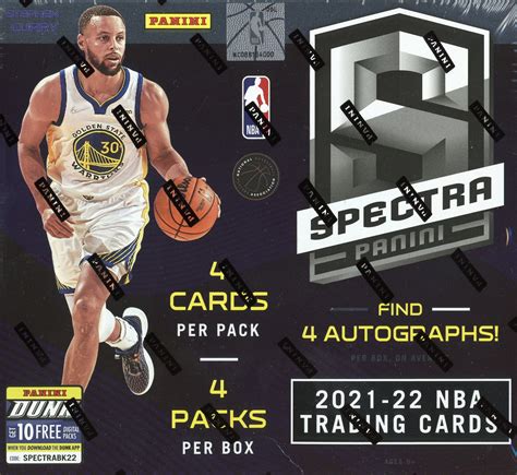 Nba Panini Spectra Basketball Hobby Trading Card Journal