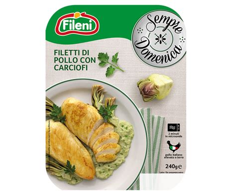Filetti Di Pollo Ai Carciofi Fileni Carni Biologiche Italiane