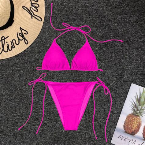 Micro Bikini Tiny Micro Thong Bikini Upopby