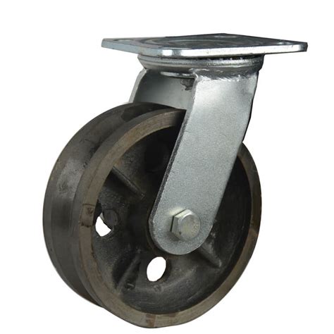 Industrail Cast Iron V Groove Caster Wheels YTCASTER