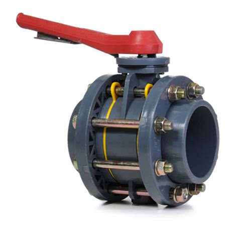 160mm PVC Butterfly Valve 160mm PVC Fittings Water Technics