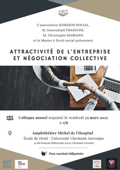 Colloque du 25 mars 2022 Attractivité de lentreprise et négociation