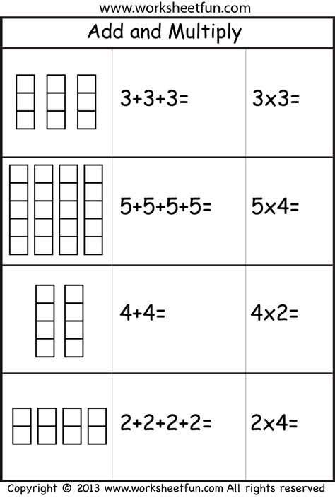 Multiplication With Repeated Addition