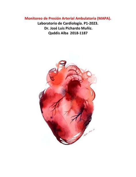 Monitoreo de Presión Arterial Ambulatoria MAPA Alba uDocz