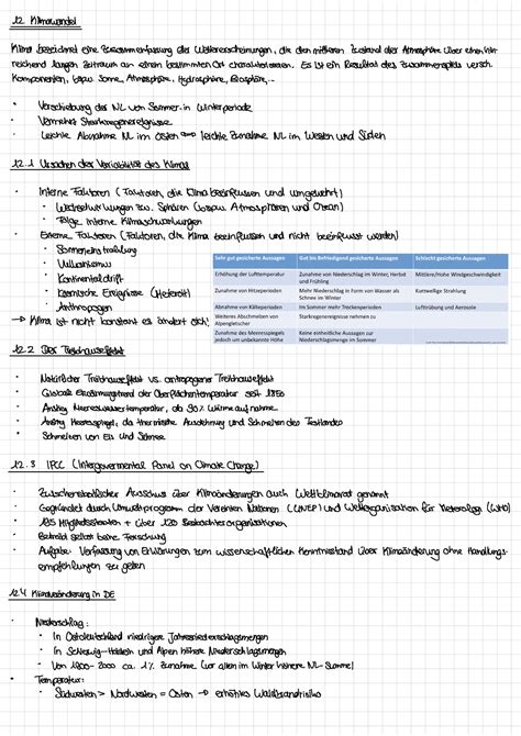 Zusammenfassung 27 Wintersemester 21 22 12 Klimawandel Klima