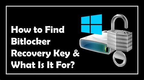 How To Find Bitlocker Recovery Key What Is It For Wincope