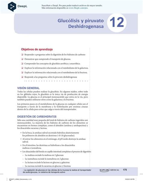 Kaplan bioquímica CAPITULO 12 Traducido al Español Alexia González