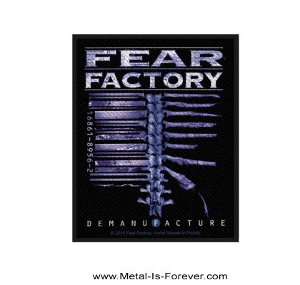 FEAR FACTORY フィアファクトリー DEMANUFACTURE ディマニファクチャー ワッペンメタルTシャツ専門店