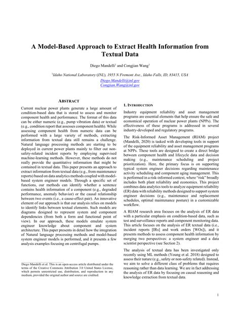 pdf model based approach to extract health information from textual data