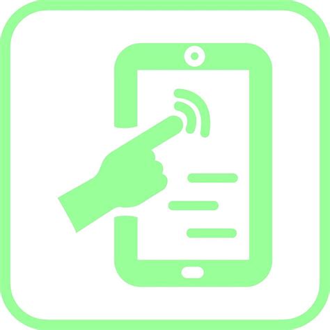 Touch Screen Vector Icon 40374394 Vector Art At Vecteezy