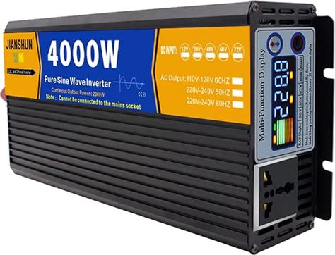 Inversor de potência 3000w 4000w 5000w 6000w 8000w 12V 24V 48V 60V para