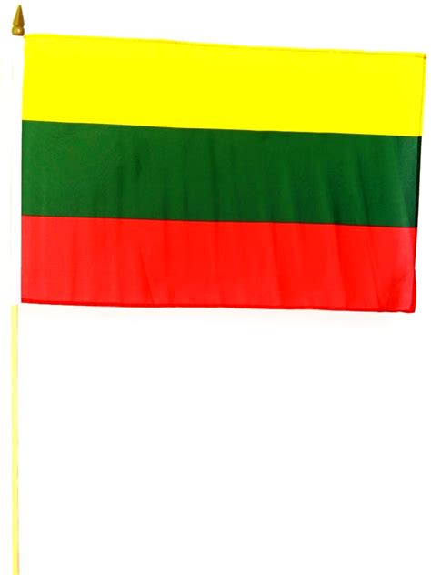 Litauen Stockfahne 30 X 45 Cm Europa Stockfahnen Internationale