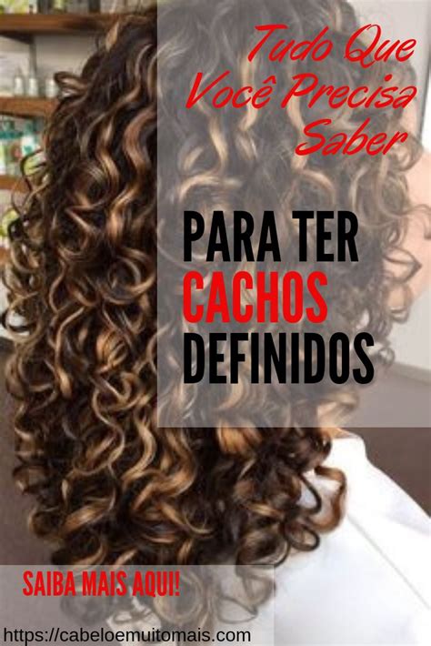 Cachos Definidos 4 Truques Receita Caseira Infalível Cabelo