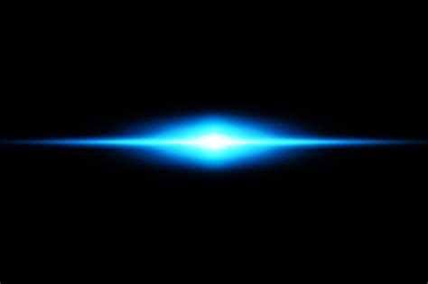 Premium Vector Blue Horizontal Lens Flares Pack Laser Beams