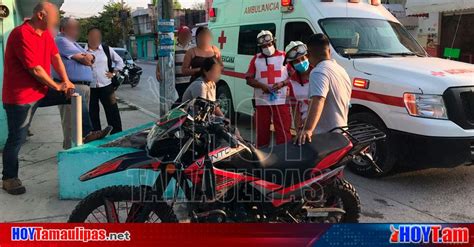 Hoy Tamaulipas Accidentes Viales En Tamaulipas Conductora Tumba A