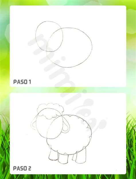 Cómo Dibujar una Oveja Paso a Paso Cómo Mimi Panda