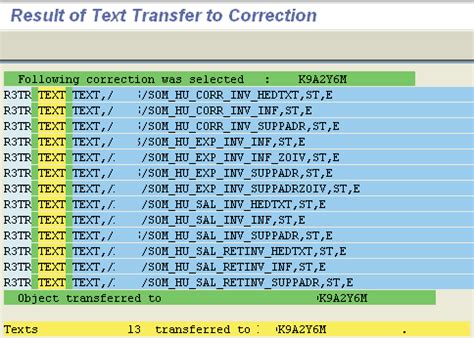 Transfer SAPScript Texts Using TRTM TBSTRAN To Create Customizing